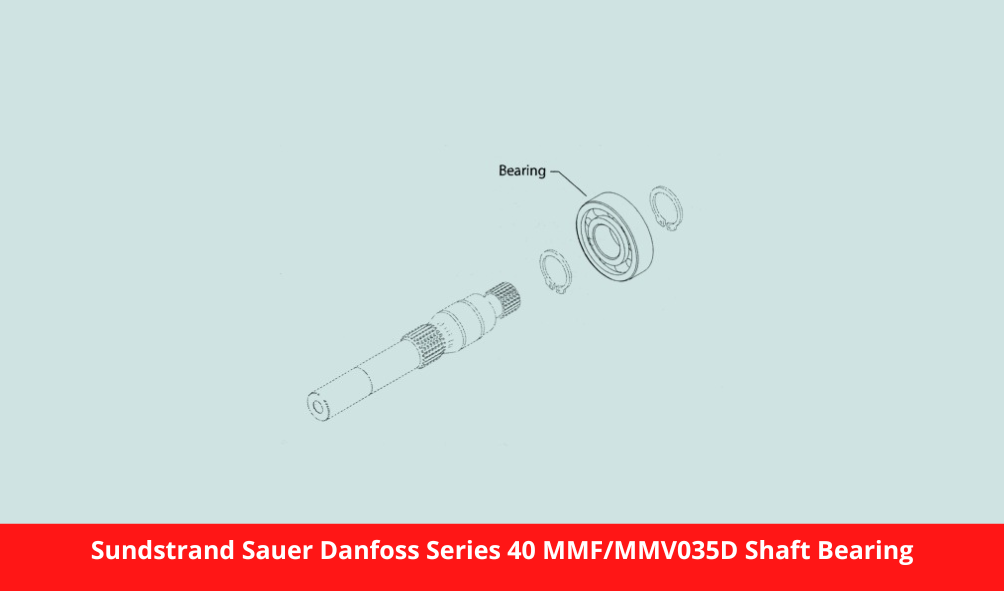 Sundstrand Sauer Danfoss Series 40 MMF/MMV035D Shaft Bearing – Hydrostatic Transmission Service, LLC
